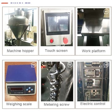 APM-USA - Semi automatic powder filler manual volumetric coffee auger ...